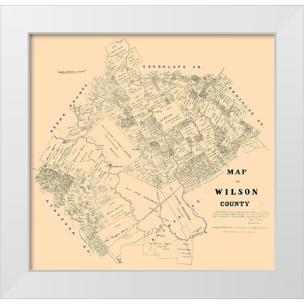 Walsh 21x20 White Modern Wood Framed Museum Art Print Titled - Wilson ...