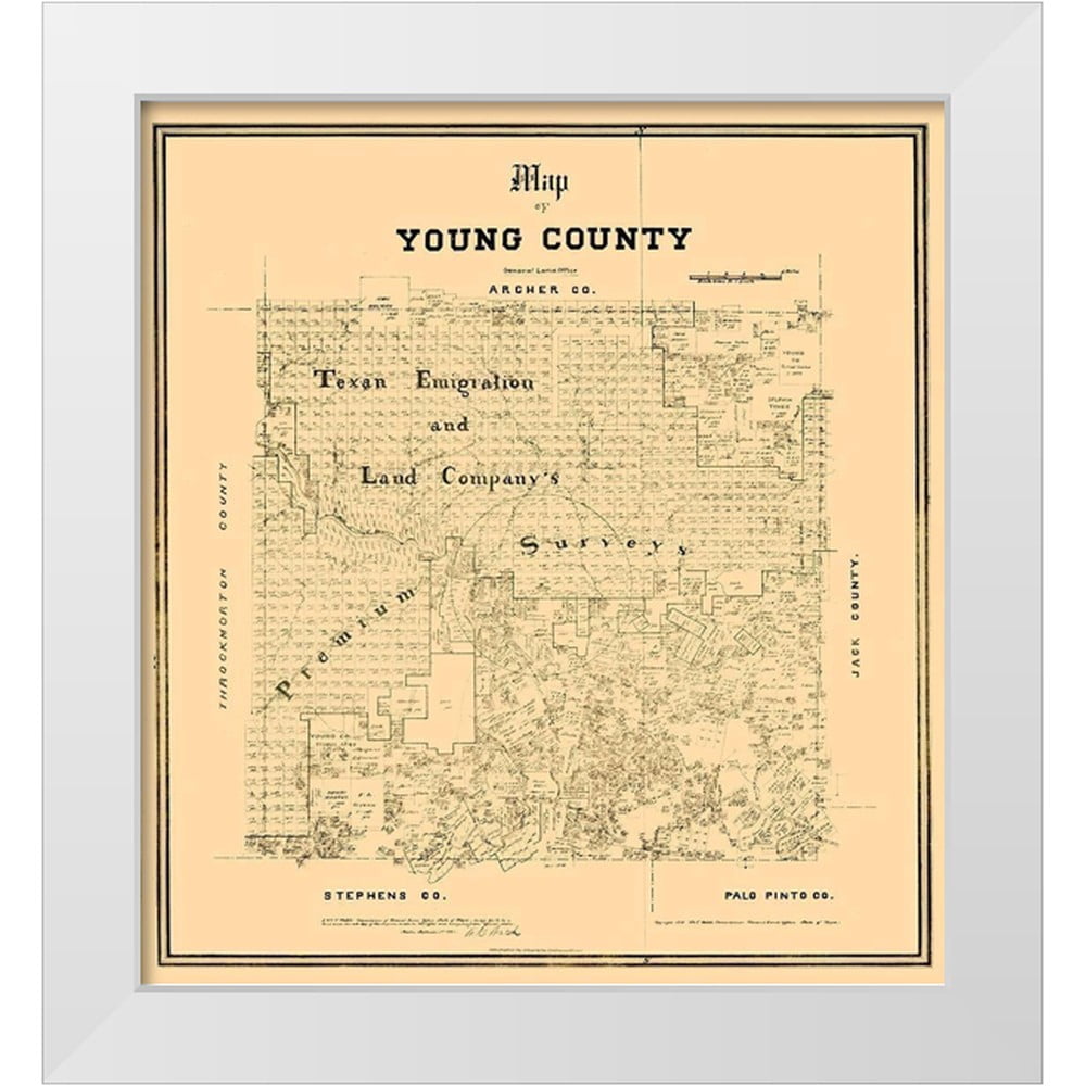 Walsh 26x28 White Modern Wood Framed Museum Art Print Titled - Young ...