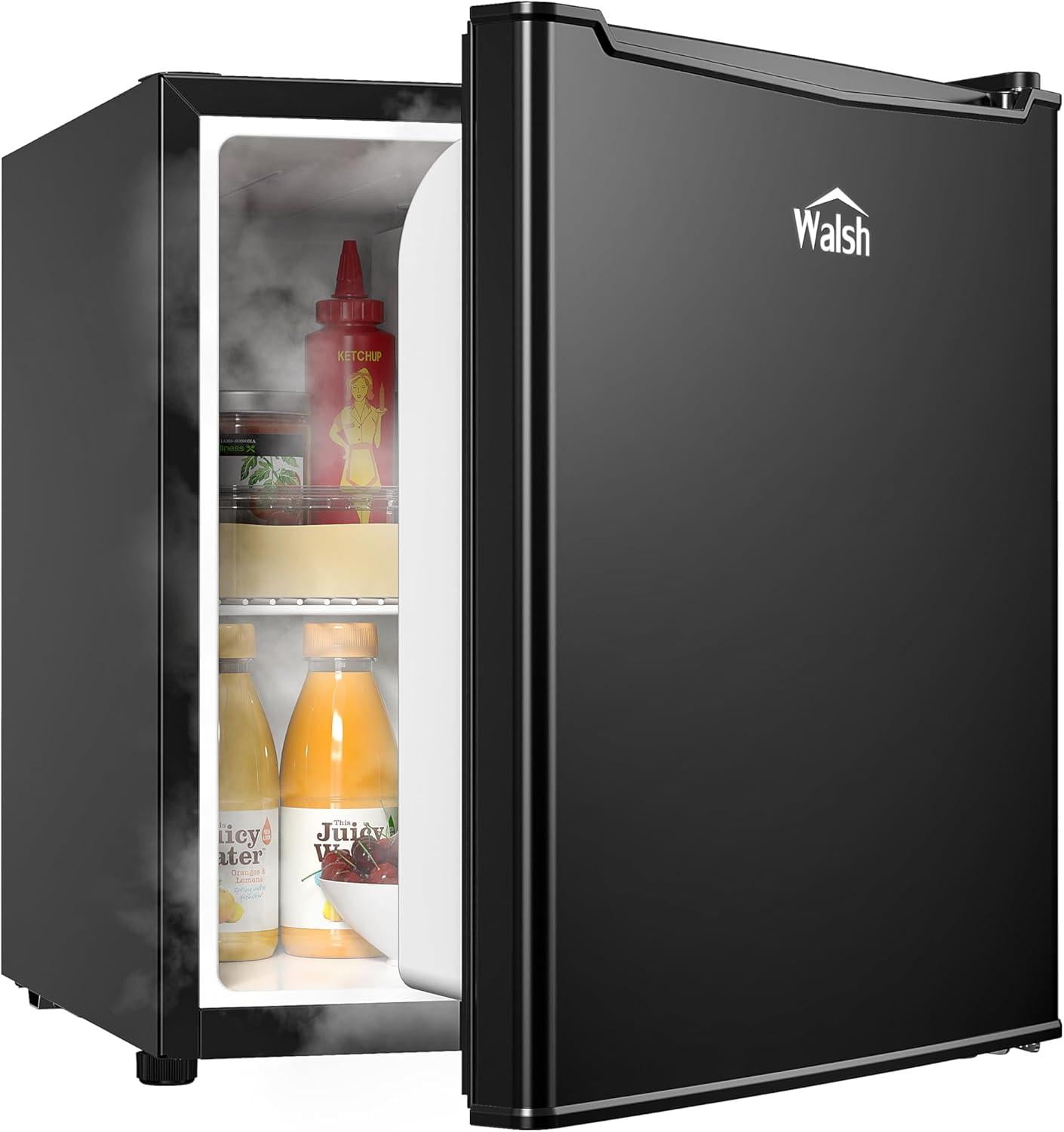 Walsh Compact Refrigerator, Single Door Mini Fridge, Energy Efficient ...