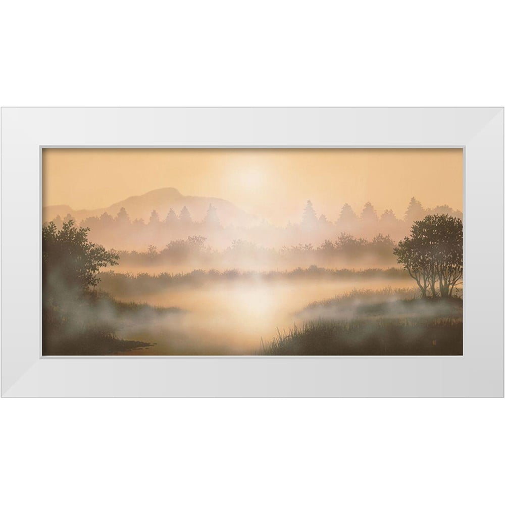 Walsh, Peter 18x11 White Modern Wood Framed Museum Art Print Titled ...