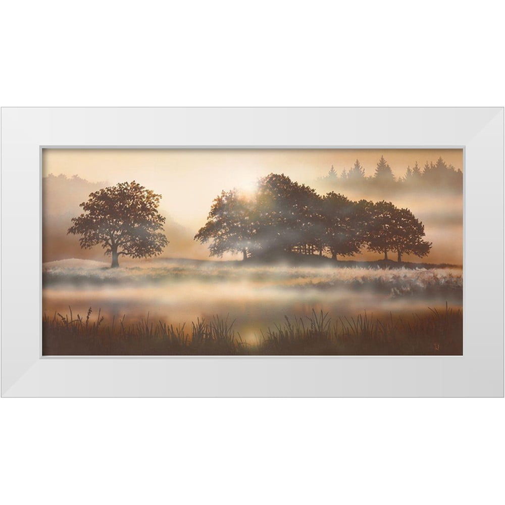 Walsh, Peter 18x11 White Modern Wood Framed Museum Art Print Titled ...