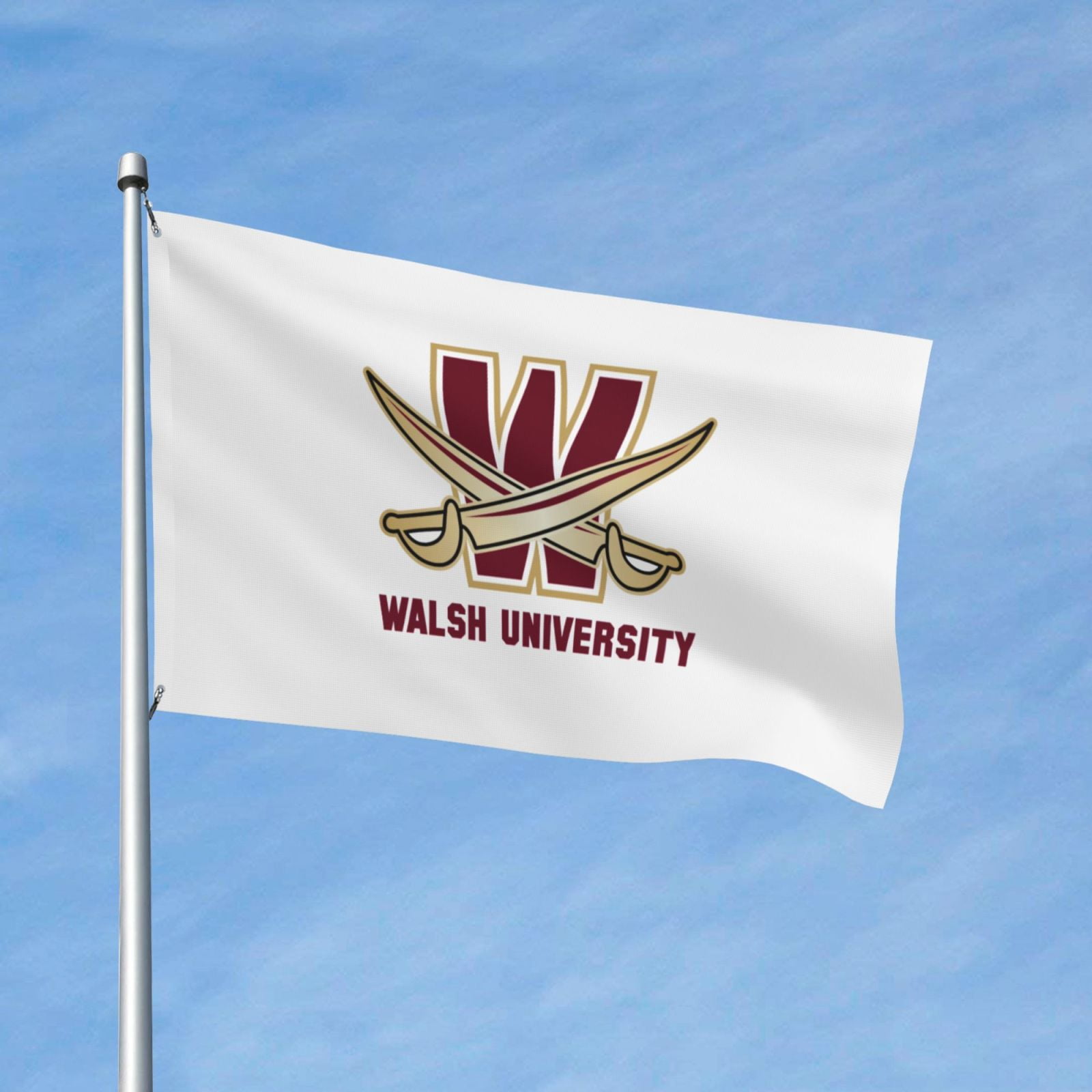 Walsh University 3x5 Ft Flag Double Sided Indoor Outdoor Double ...