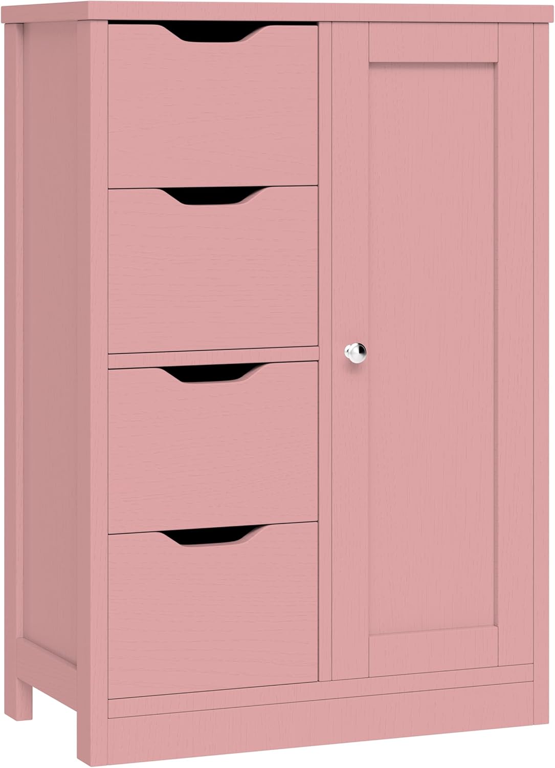 Walsunny Bathroom Floor Storage Cabinet, Wooden Storage Organizer with ...