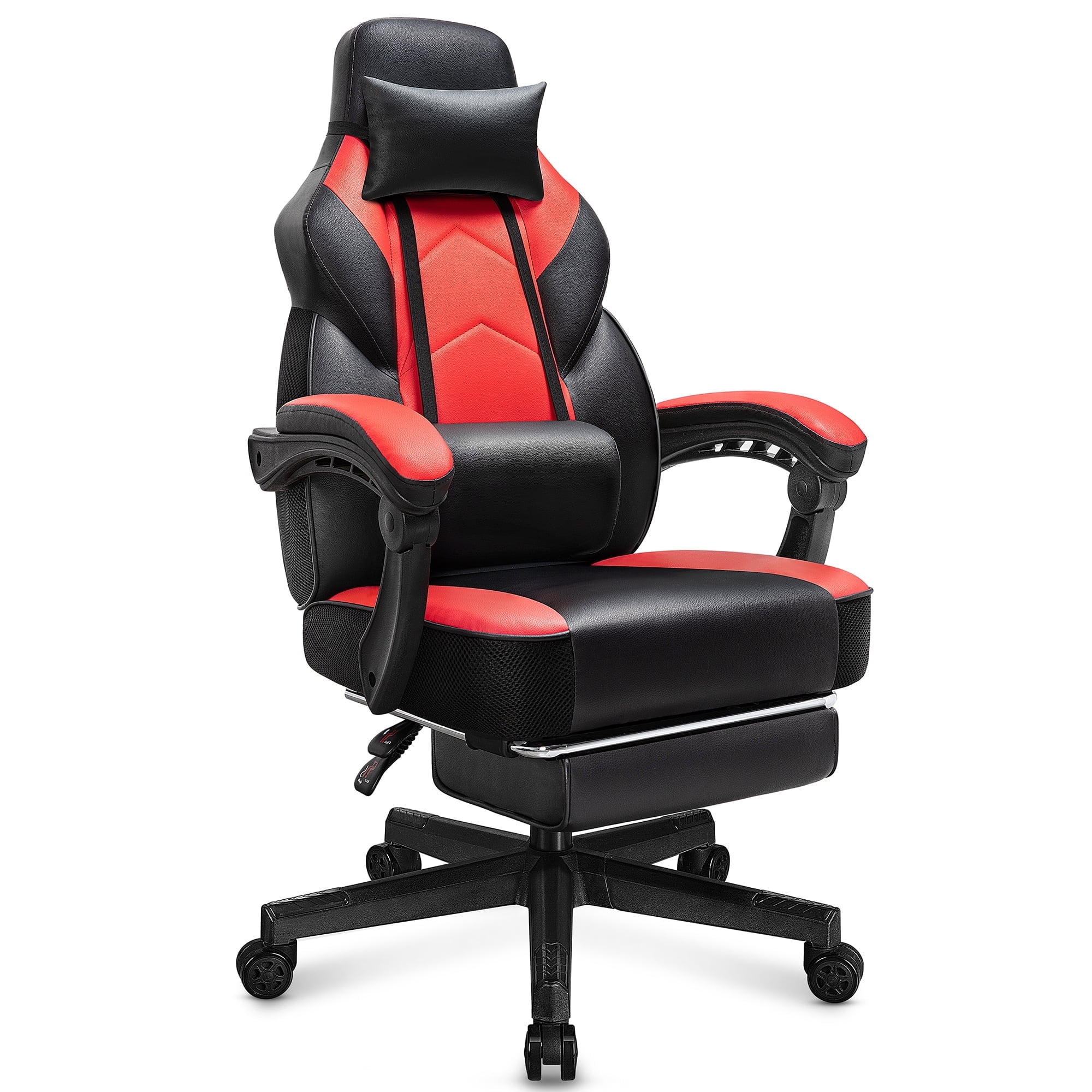 Free Shipping! Walsunny Gaming Chairs with Footrest, Massage Leather ...
