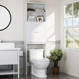 Walsunny Over The Toilet Storage Cabinet,Bathroom Adjustable Shelf ...