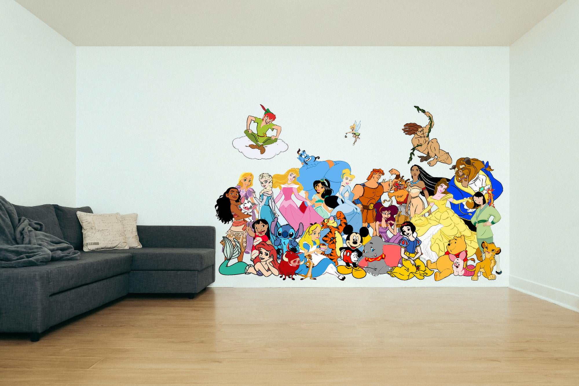 Design With Vinyl's Disney Characters Decals & Wall Stickers - Walmart.com