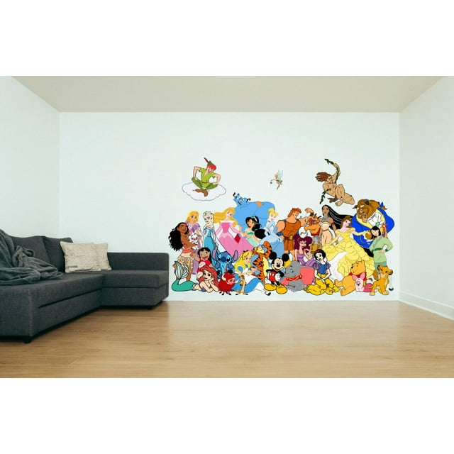 Design With Vinyl's Disney Characters Decals & Wall Stickers - Walmart.com