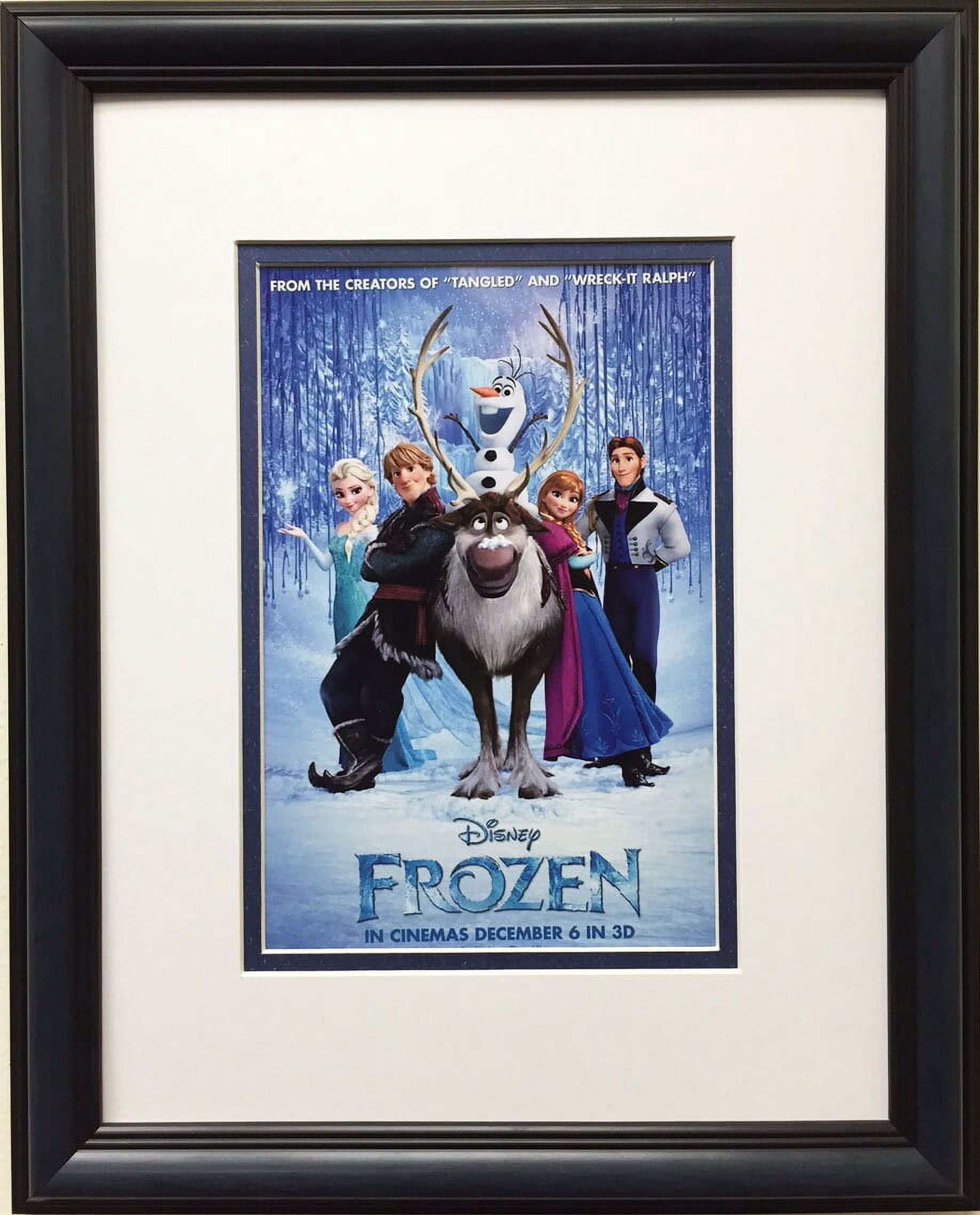 Walt Disney FROZEN Newly Custom Framed art print - Childrens room Elsa ...