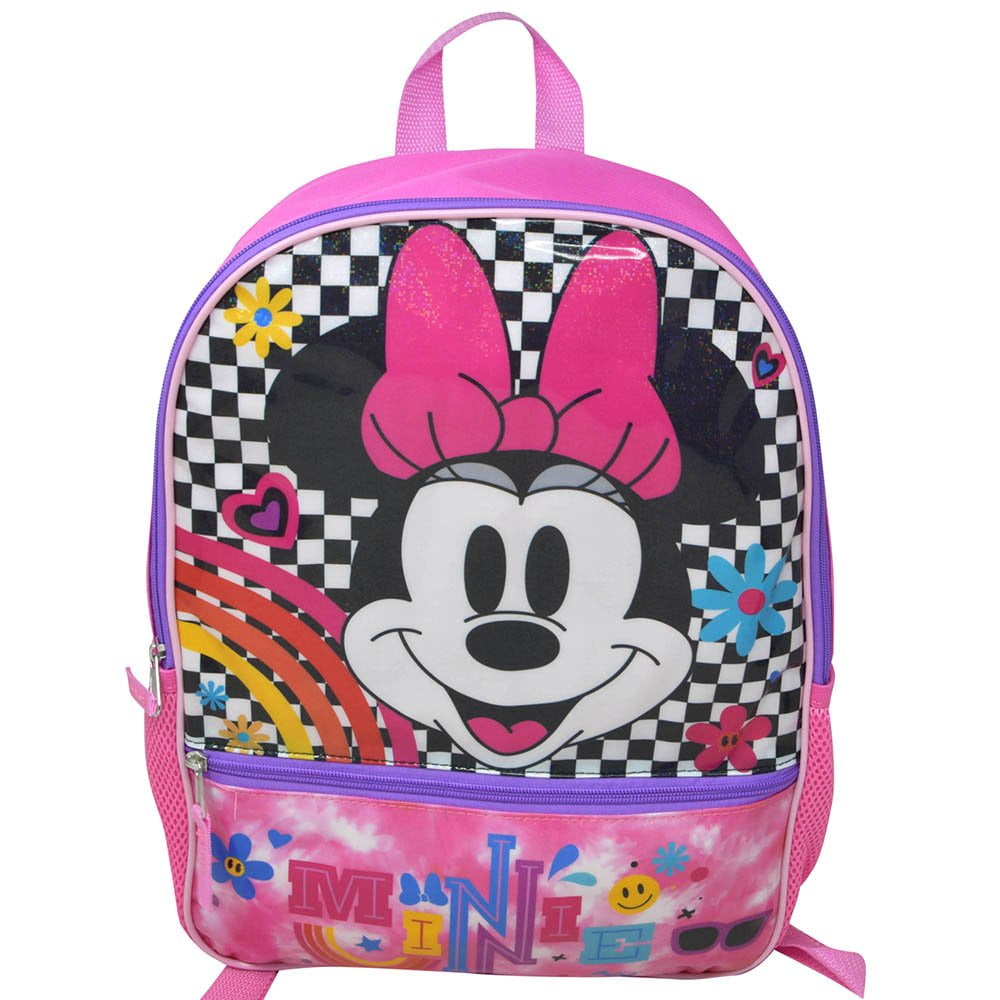 Walt Disney Minnie Mouse Girls School Backpack 16" with pockets ...