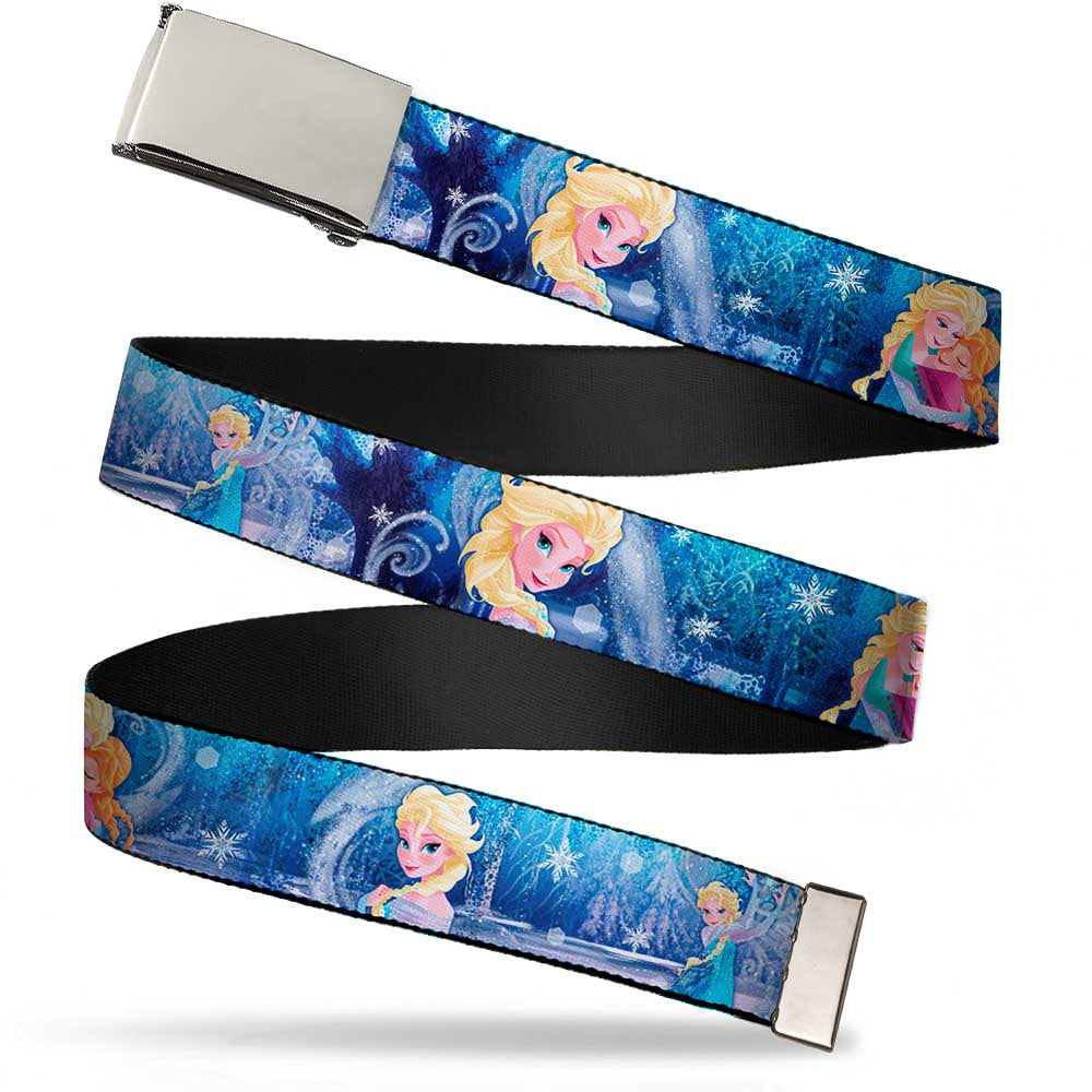 Walt Disney Movies TV Shows Snow Queen Elsa Web Belt Chrome - Walmart.com