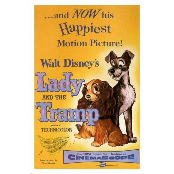Lady Tramp Disney Art