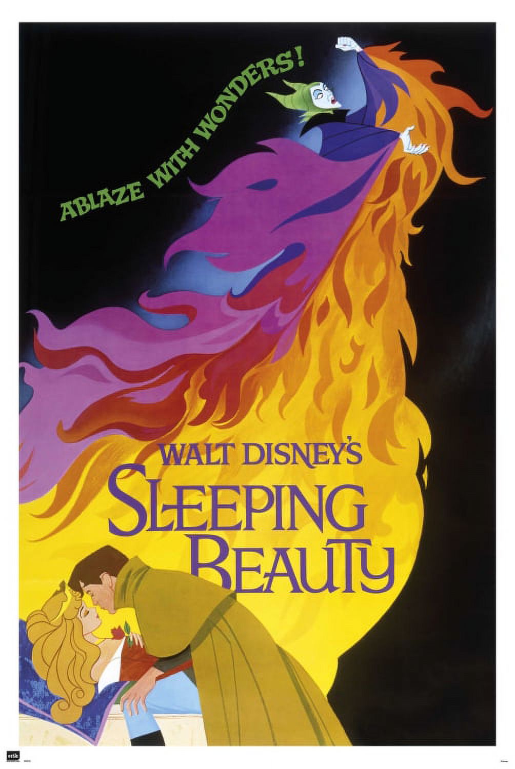 Walt Disney Sleeping Beauty Poster (24 x 36) - Walmart.com