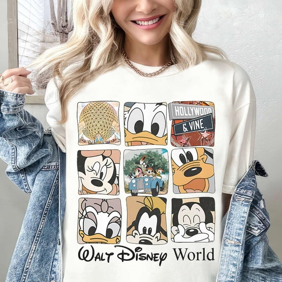 Walt Disney World Shirt Mickey And Friend T-shirt Disneyland Tee Funny ...