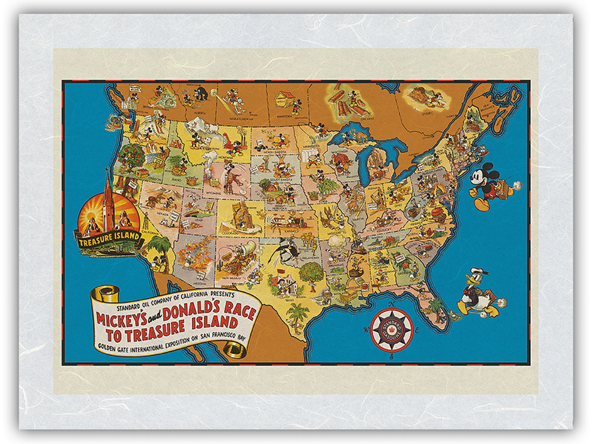 Walt Disney’s Mickey and Donald's Race to Treasure Island - Vintage ...