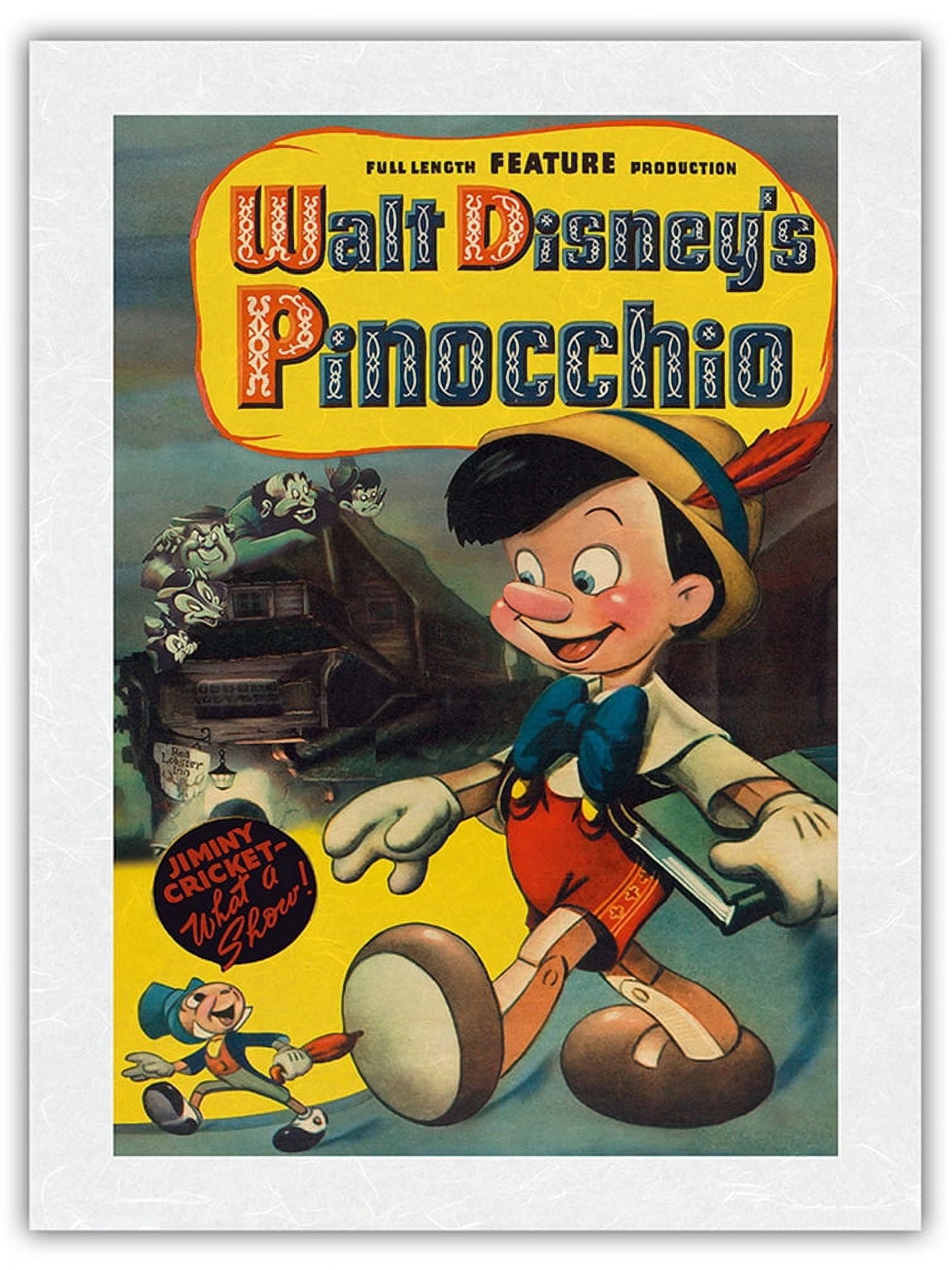Walt Disney’s Pinocchio - with Jiminy Cricket - Vintage Film Movie ...