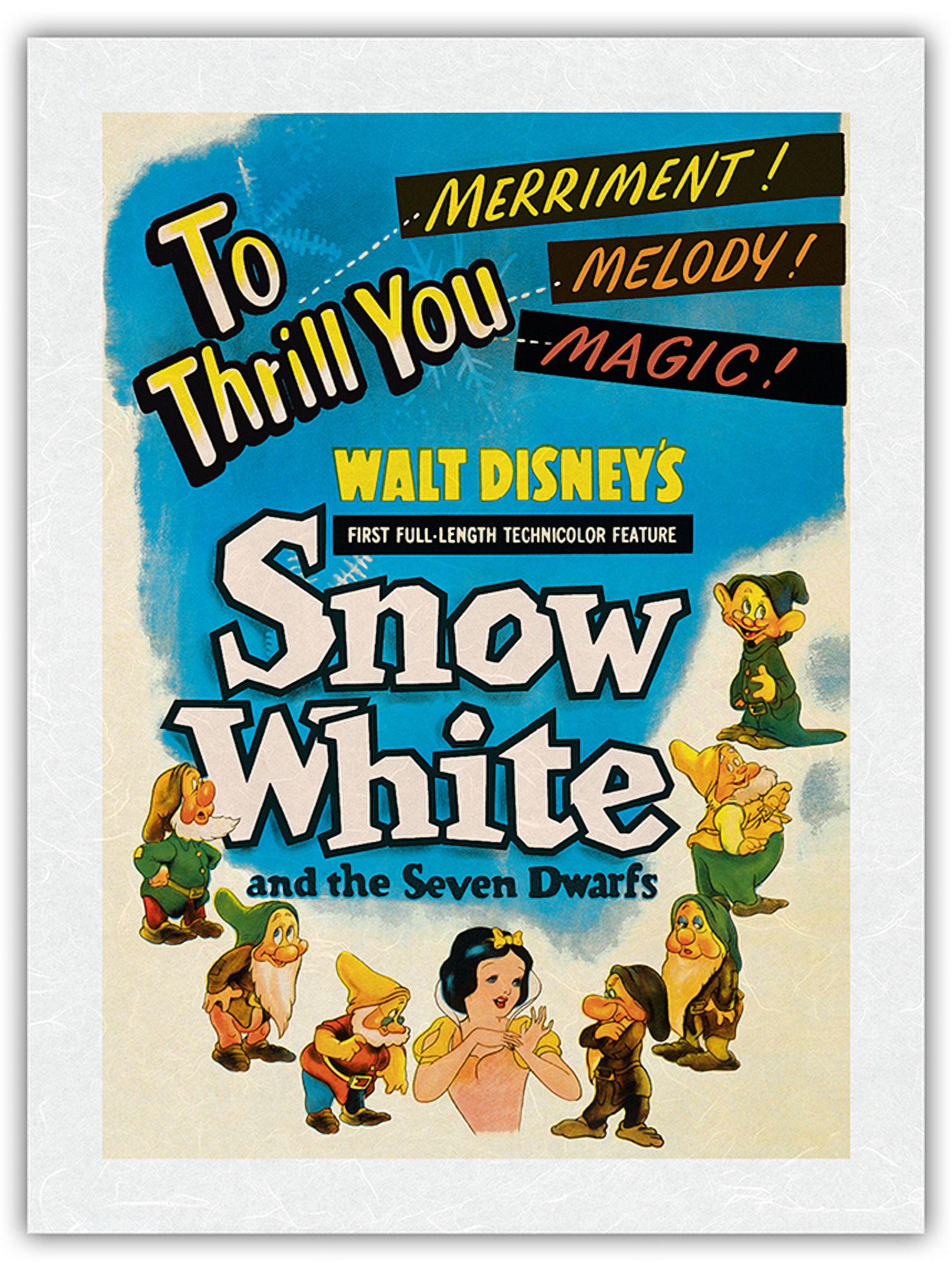 Walt Disney’s Snow White and the Seven Dwarfs - To Thrill You Merriment ...