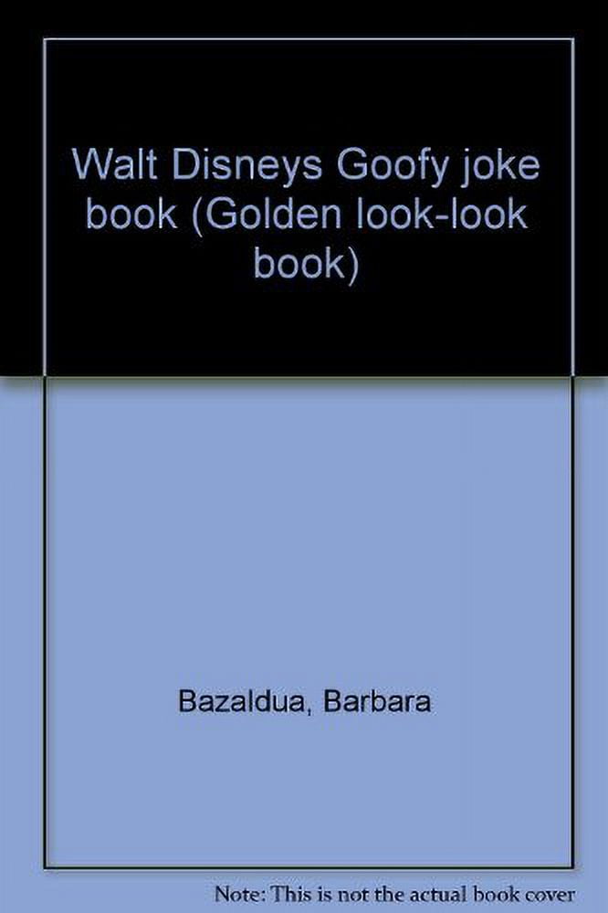 Pre-Owned Walt Disneys Goofy Joke Book Paperback - Walmart.com