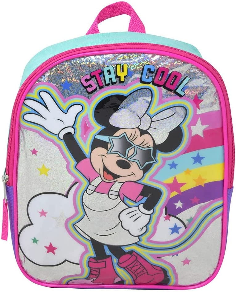 Walt Disneys Pink Minnie Mouse school backpack 11" for Kids - Walmart.com