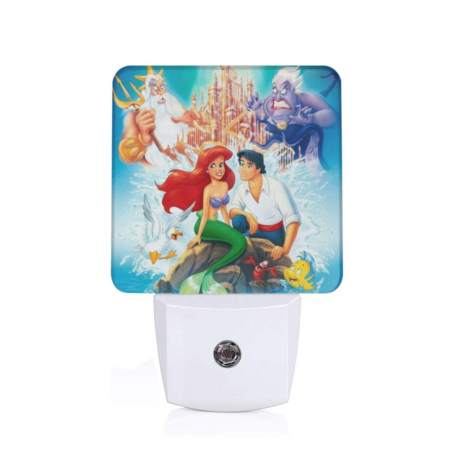 Walt Disneys The Little Mermaid Movie Poster Ariel Ursula Sebastian LED ...