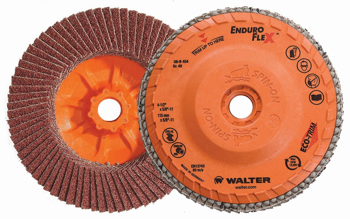 Walter Surface Technologies Fiber Disc,4 1/2 in Dia,5/8in Arbor 06B454 ...