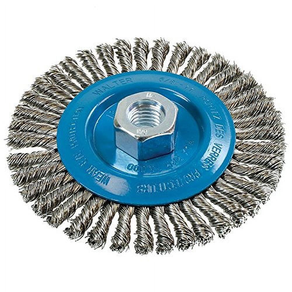 Walter 13K514 Stringer Bead Wire Wheel Brush - 5 in. Stainless Steel ...