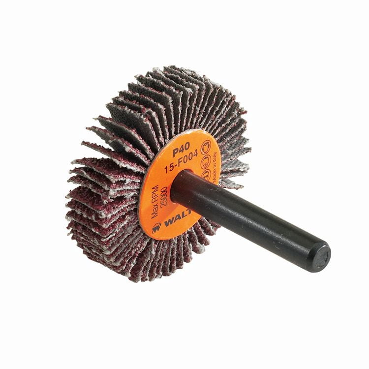 Walter 15F004 Coolcut Flap Wheel 1-1/2" x 3/8" 40 Grit - Walmart.com