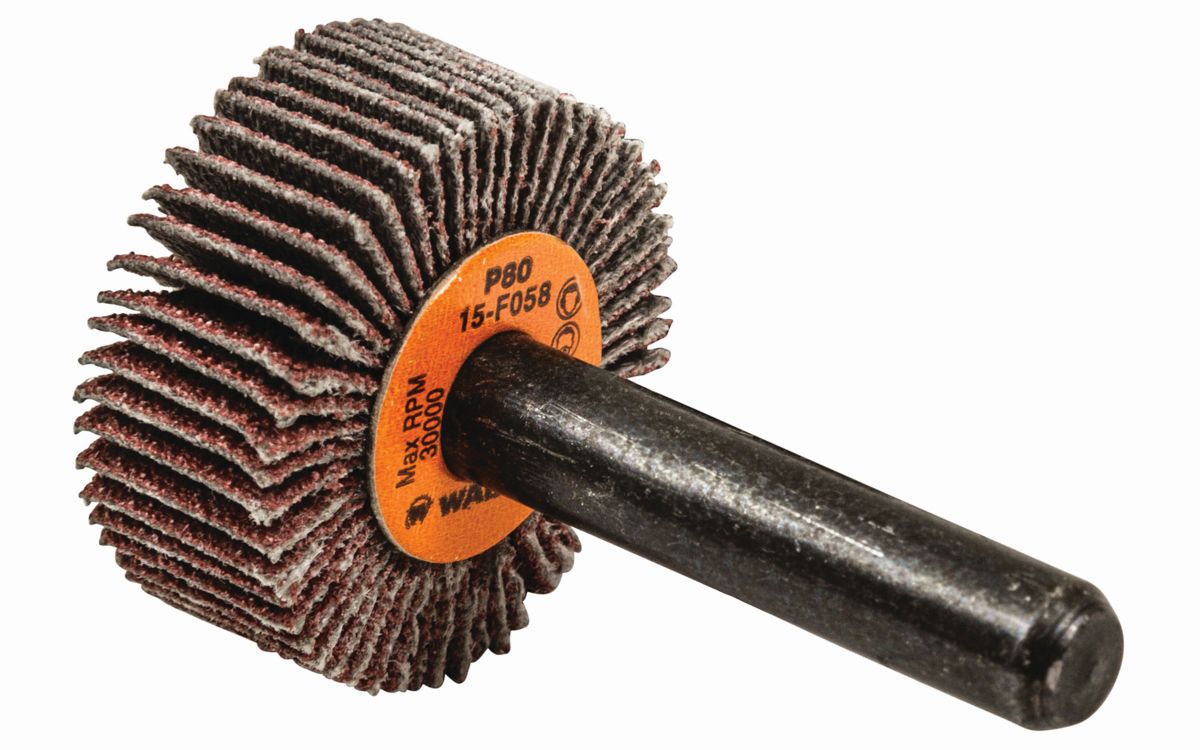 Walter 15F058 Coolcut Flap Wheel 1" x 3/8" 80 Grit - Walmart.com