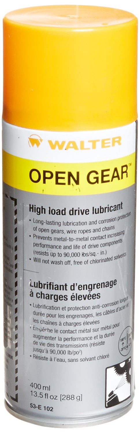 Walter 53E102 Open Gear High Load Drive Lubricant 400ml Aerosol ...