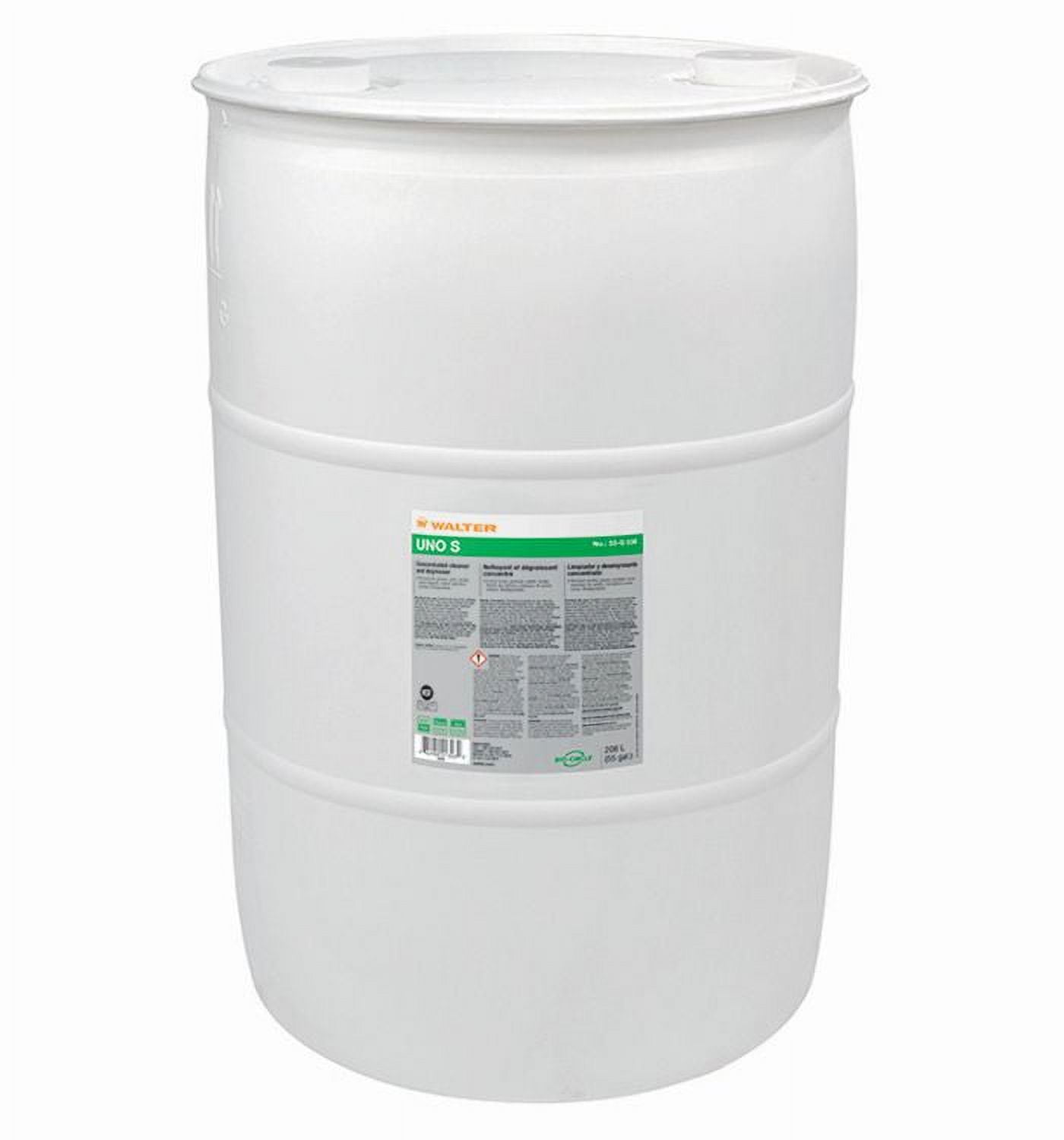 Walter 53G038 Bio-Circle UNO S High Strength Degreaser 208 Liter Drum ...