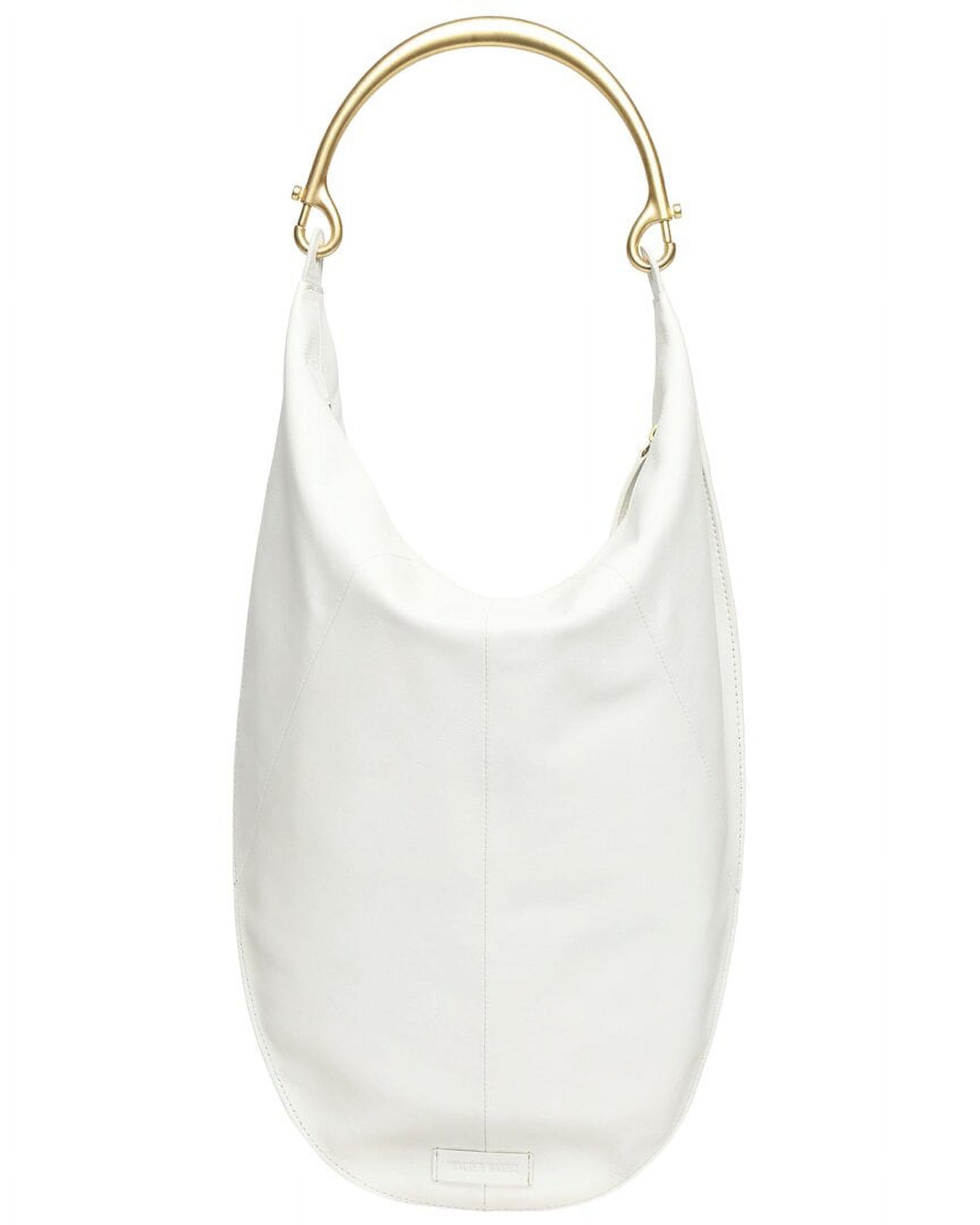 Walter Baker Luna Leather Hobo, White - Walmart.com