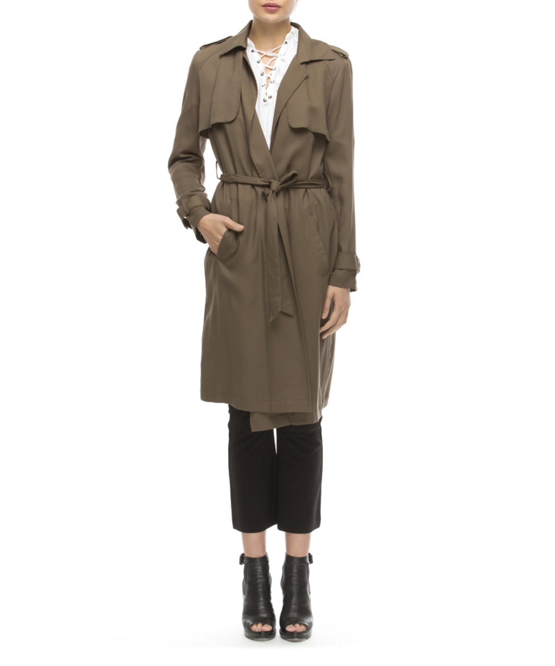Walter Baker Marley Trench, Small, Olive - Walmart.com