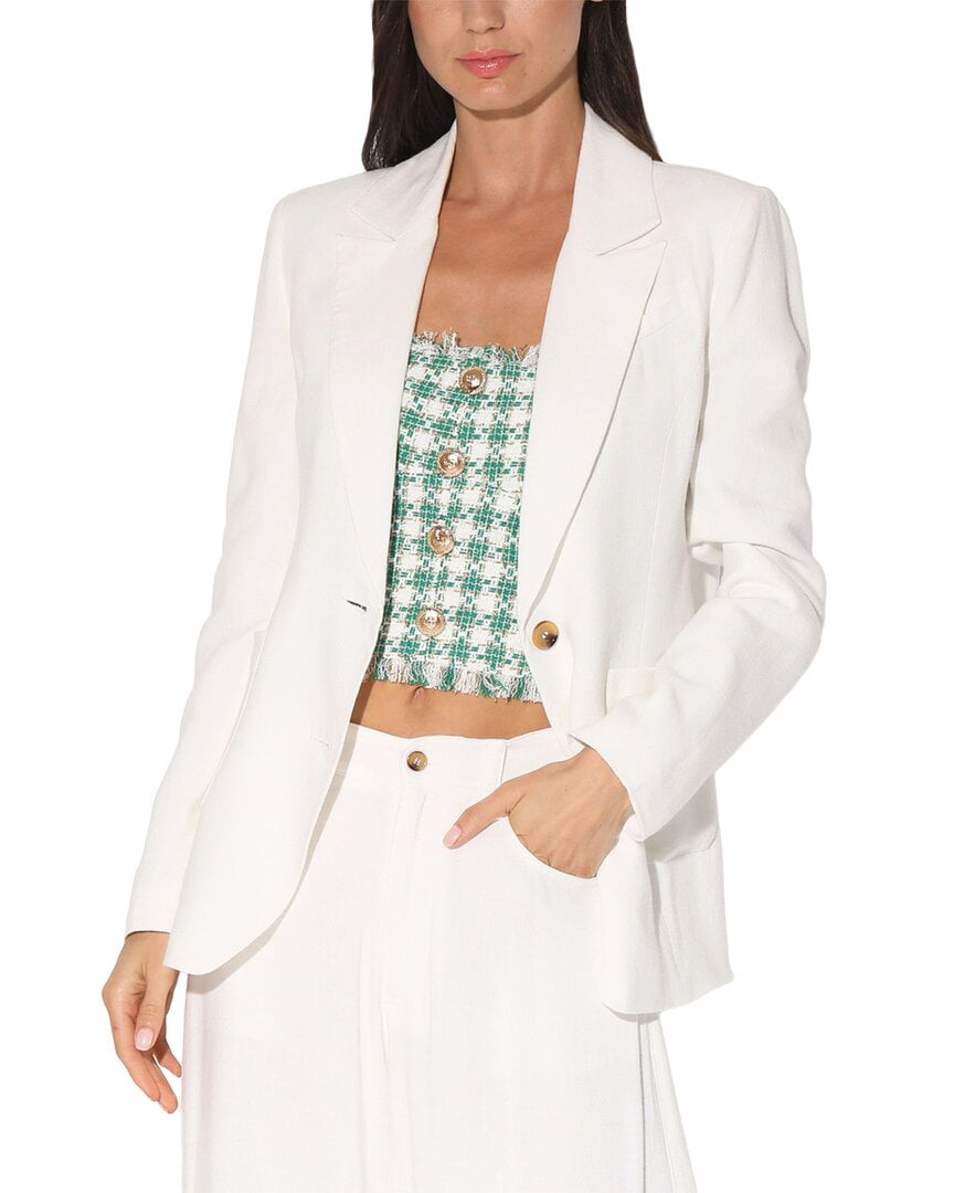 Walter Baker womens Felix Linen-Blend Blazer, XL - Walmart.com