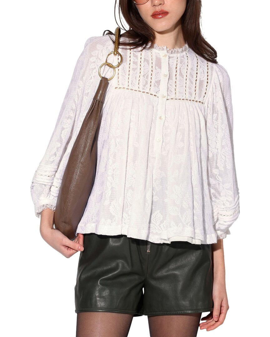 Walter Baker womens Jordana Top, xs, White - Walmart.com
