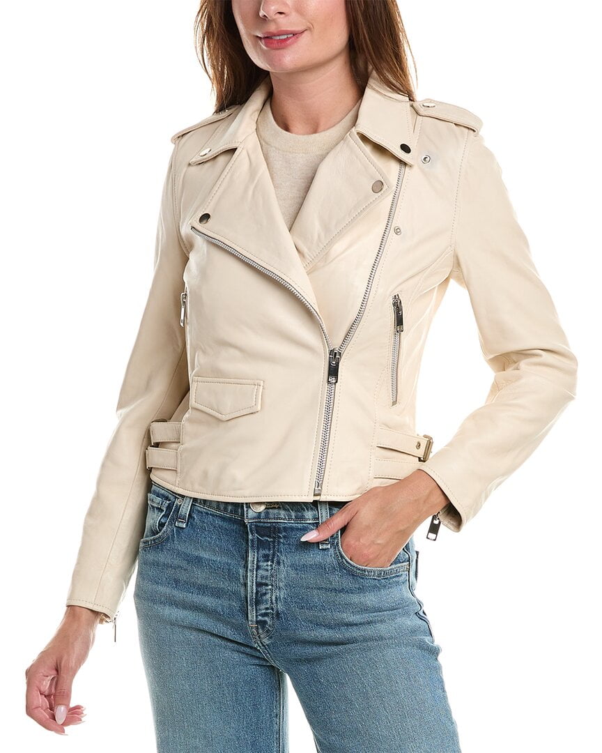 Walter Baker womens Liz Leather Jacket, s - Walmart.com