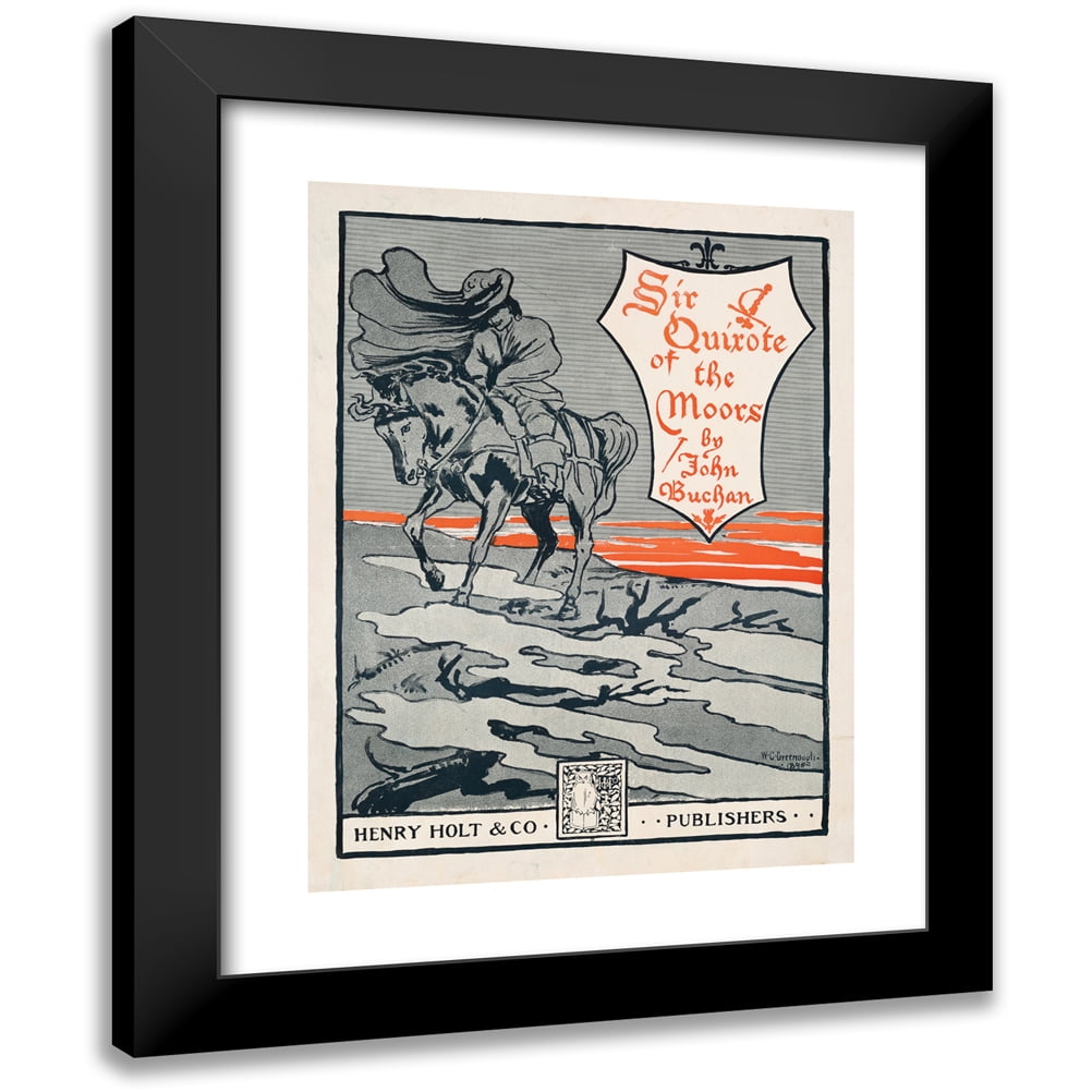 Walter Conant Greenough 12x14 Black Modern Framed Museum Art Print ...