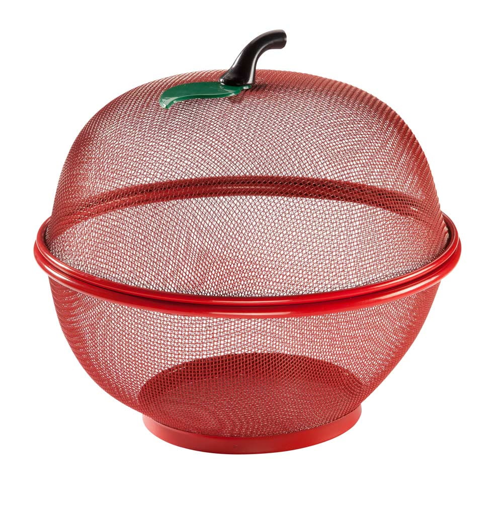 Walter Drake Fruit Large Round Wire Mesh Apple Basket - Walmart.com