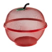 Hand Woven Apple Rattan Storage Basket with Lid Decorative Bin Home ...