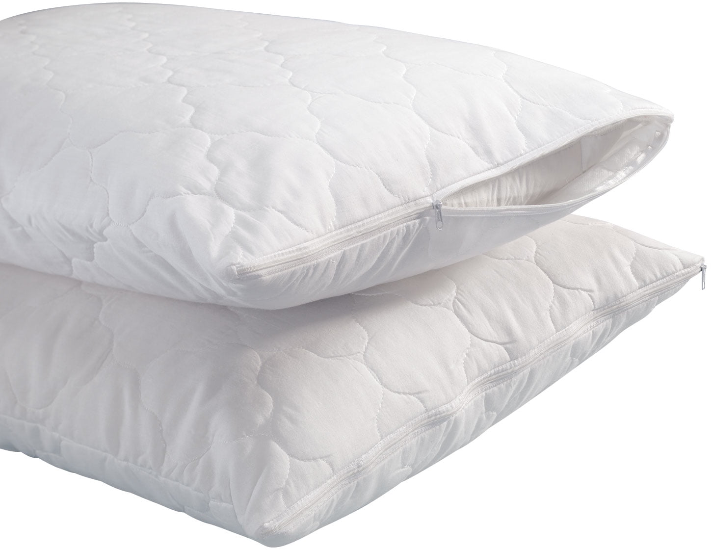 Fox Valley Traders Classic White Quilted Pillowcases, Standard Size ...