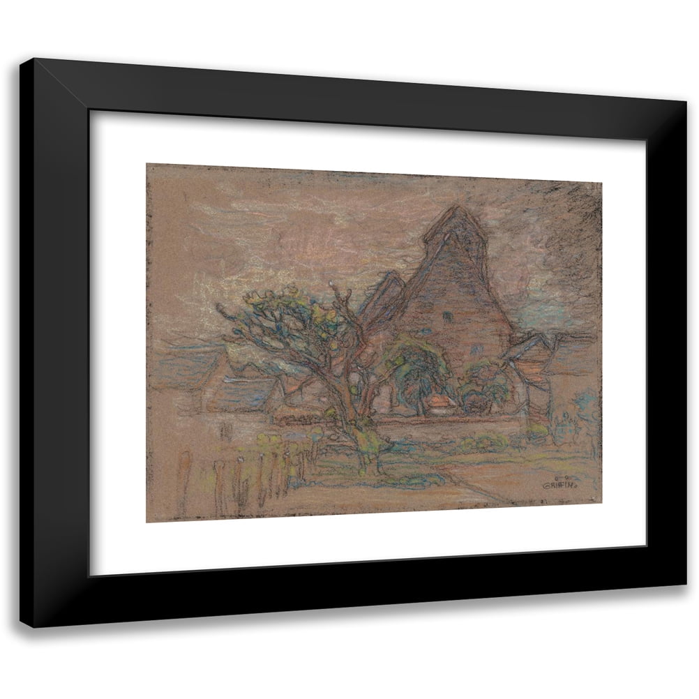 Walter Griffin 24x20 Black Modern Framed Museum Art Print Titled - In a ...