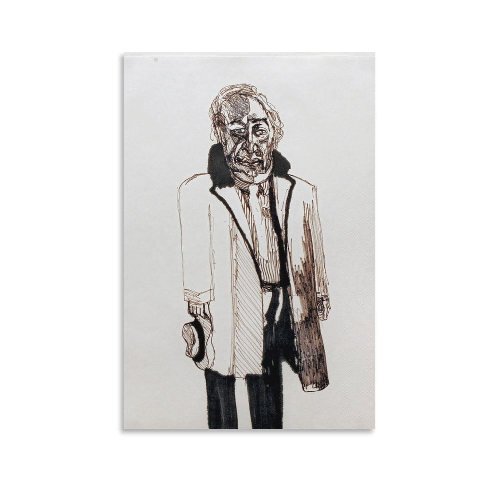 Walter Gutman 1965 by Alice Neel Painting Canvas Art Poster and Wall ...