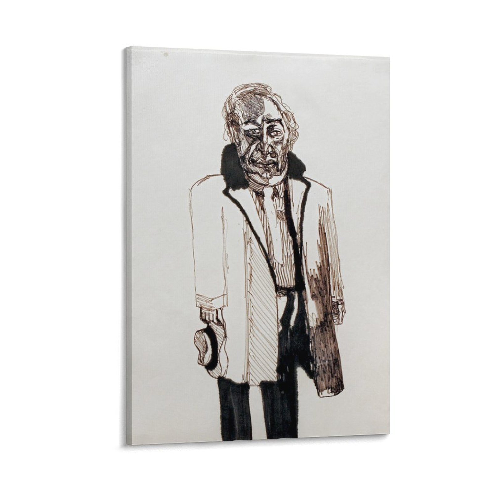 Walter Gutman 1965 by Alice Neel Painting Canvas Art Poster and Wall ...