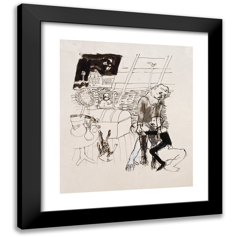 Walter Kurt Wiemken 20x23 Black Modern Framed Museum Art Print Titled ...
