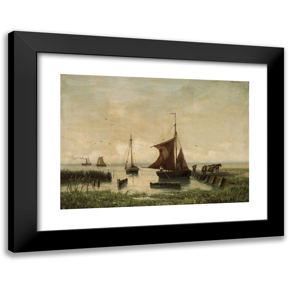 Walter Leistikow 24x18 Black Modern Framed Museum Art Print Titled ...