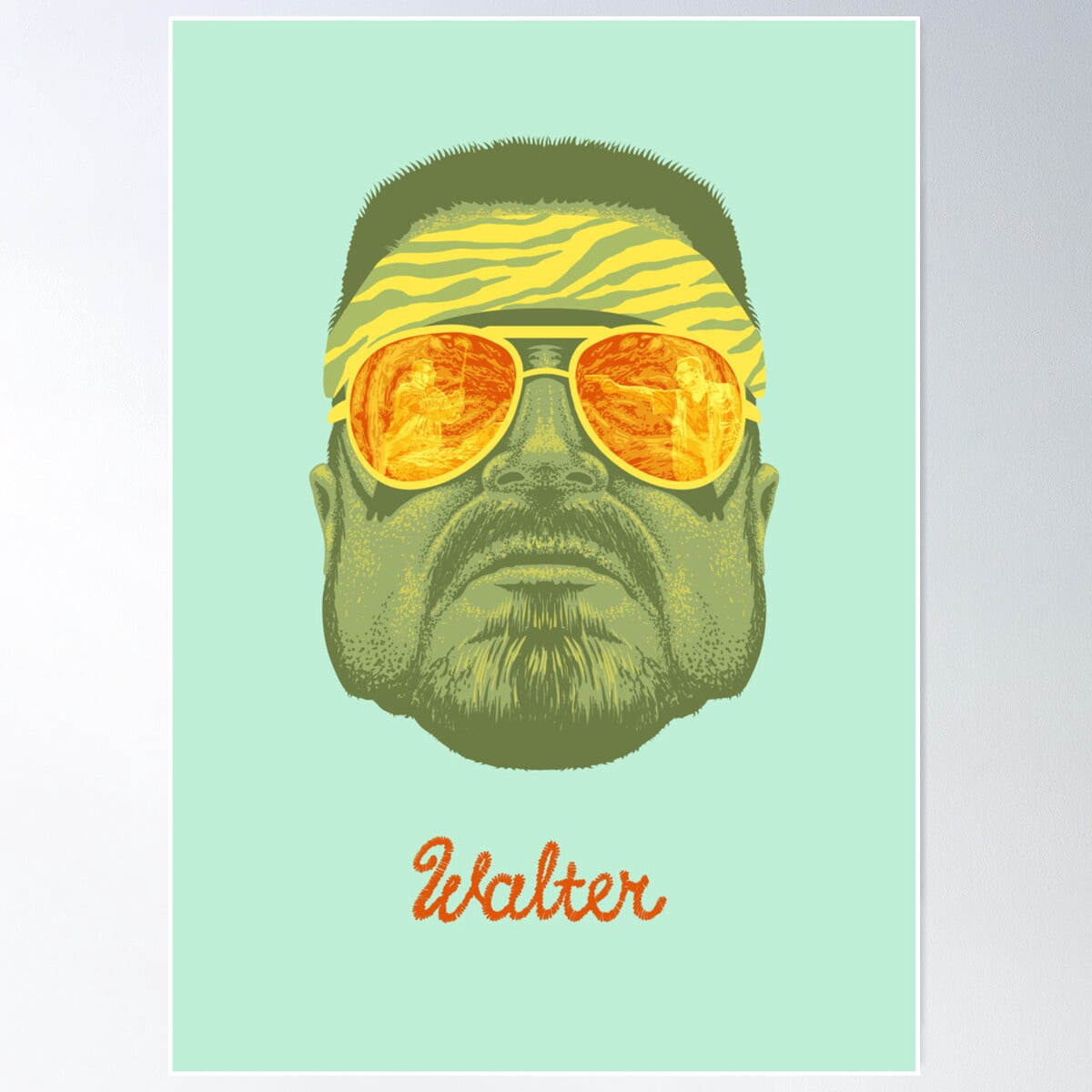 Walter Poster Wall Art, Modern Wall Decor For Living Room Bedroom ...