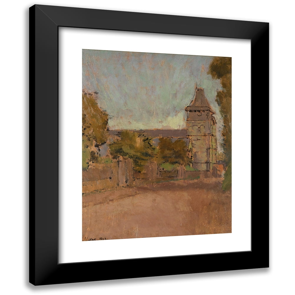 Walter Richard Sickert 15x18 Black Modern Framed Museum Art Print ...