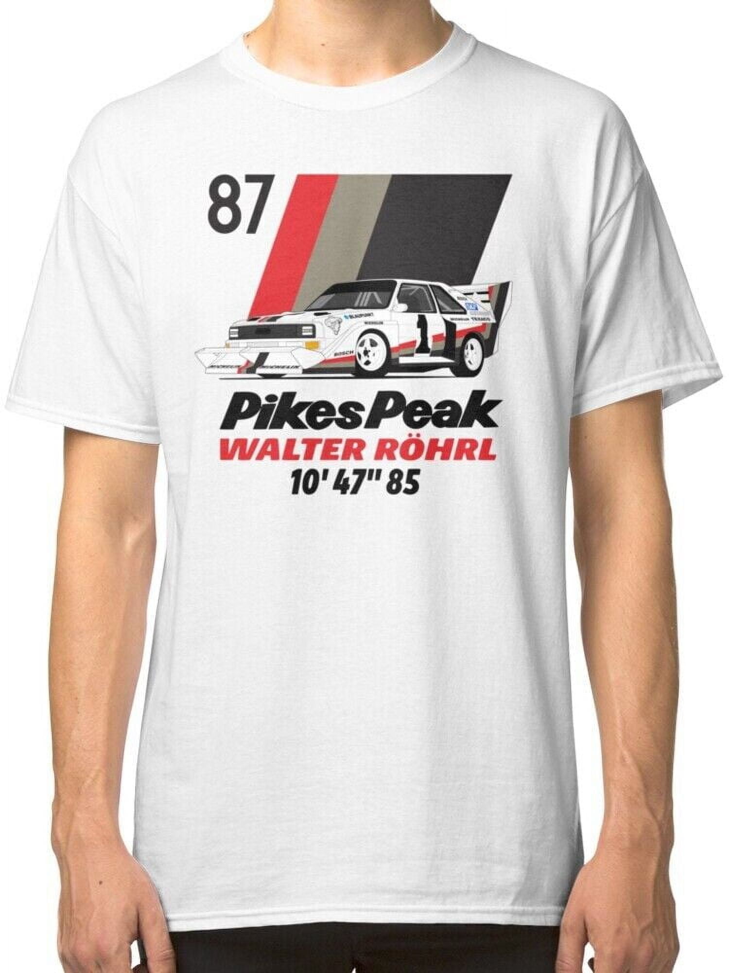 Walter Rohrl Pikes Peak 87 Clothing T-Shirt Cotton S-4XL - Walmart.com