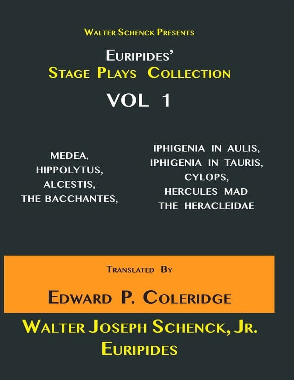 Walter Schenck Presents Euripides' STAGE PLAYS COLLECTION: MEDEA ...