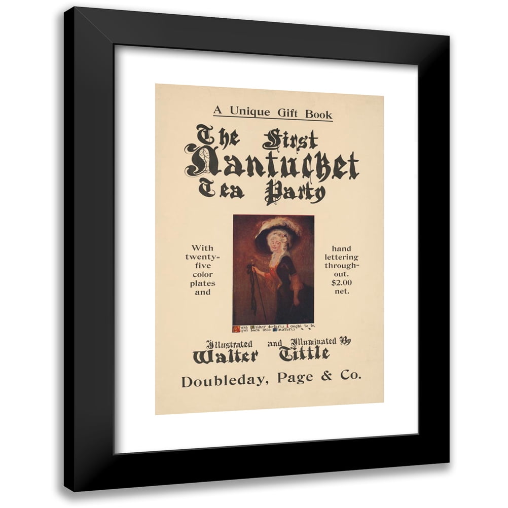 Walter Tittle 17x24 Black Modern Framed Museum Art Print Titled - The ...