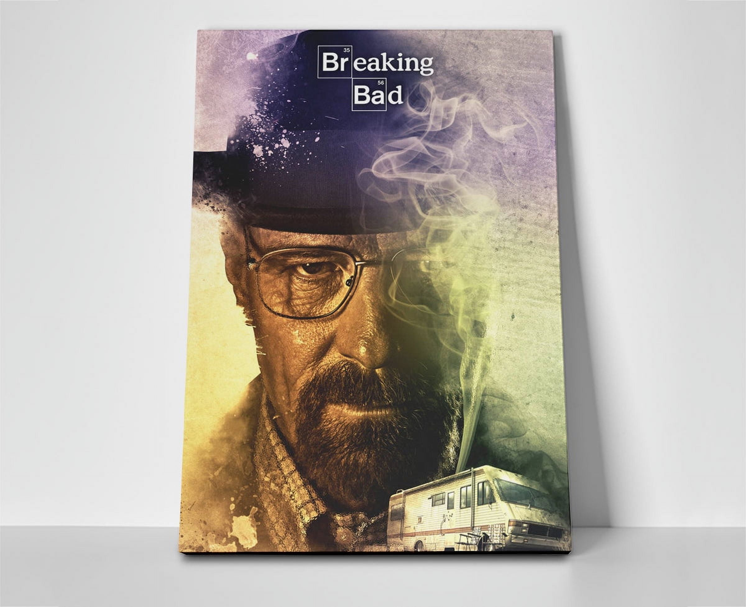 Walter White Heisenberg Poster or Wrapped Canvas - Walmart.com