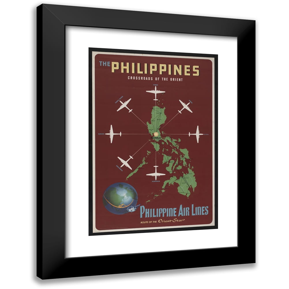 Walther-Boland Associates 13x18 Black Modern Framed Museum Art Print ...